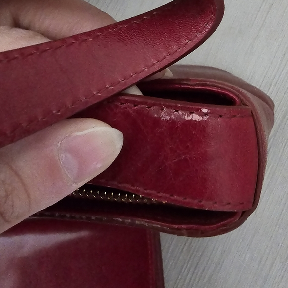 Monsac | Bags | Vintage Monsac Original Red Purse With Matching Wallet ...